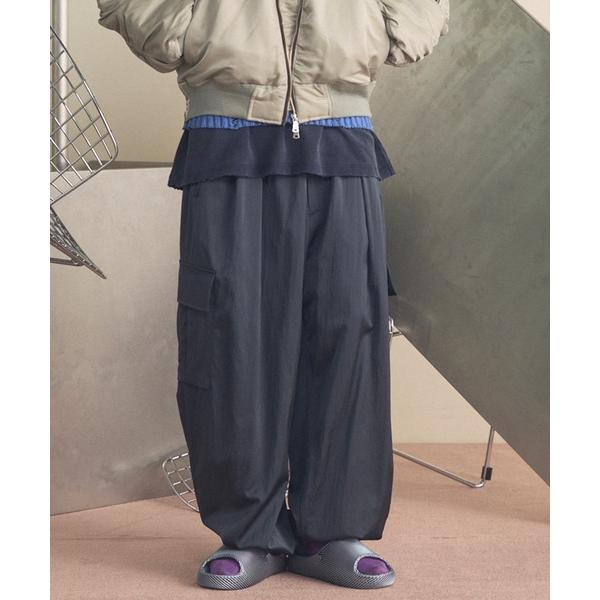 ZOZO問い合わせ番号:103273404ショップ:MAISON SPECIAL，メゾン スペシャルブランド:MAISON SPECIAL，メゾンスペシャル商品名:《UNISEX》Drapery Satin Prime-Wide Cargo...