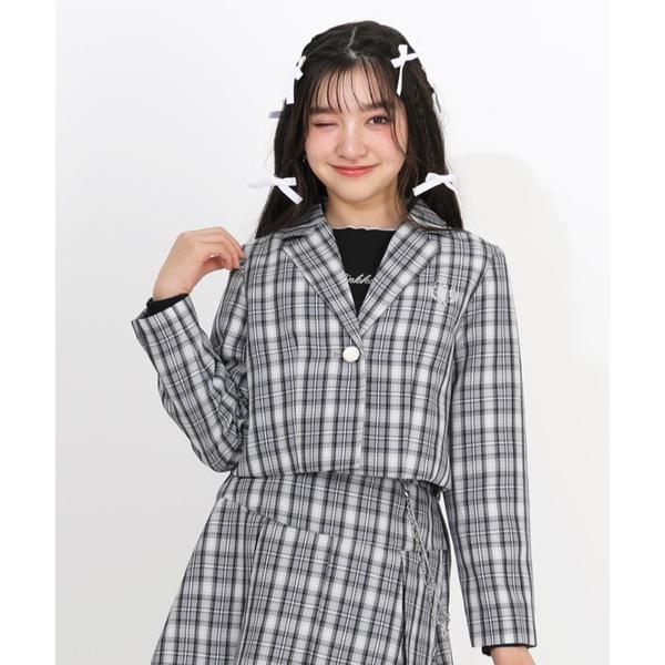 ZOZO問い合わせ番号:103274715ショップ:BABYDOLL，ベビードールブランド:PINKHUNT，ピンクハント商品名:PINKHUNT ショート丈チェックジャケット 1320K (ボトムス別売り)カテゴリ:ジャケット/アウター&...