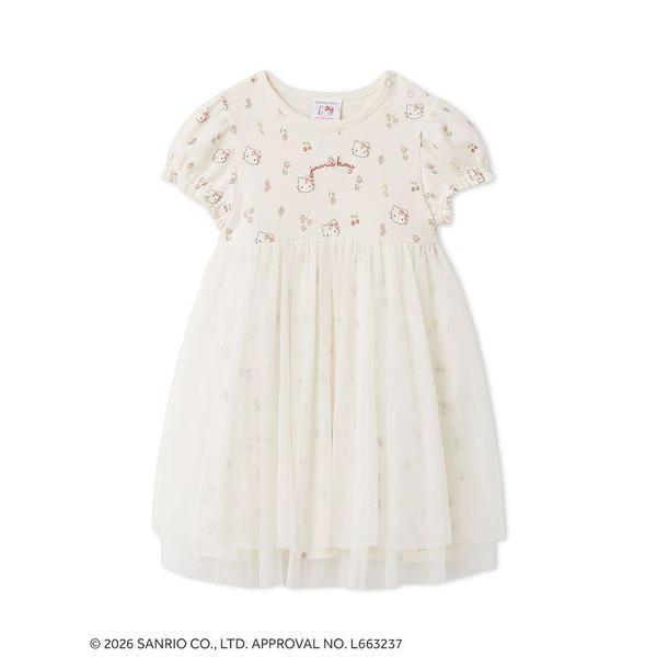 ZOZO問い合わせ番号:103274792ショップ:JAMIE KAY，ジェイミーケイブランド:JAMIE KAY，ジェイミーケイ商品名:【HELLO KITTY】総柄チュールワンピースカテゴリ:ワンピース/ドレス>ワンピースブランド...