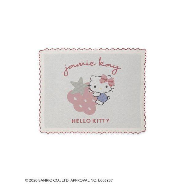 ZOZO問い合わせ番号:103274798ショップ:JAMIE KAY，ジェイミーケイブランド:JAMIE KAY，ジェイミーケイ商品名:【HELLO KITTY】ニットJQブランケットカテゴリ:インテリア>ブランケットブランド品番:...