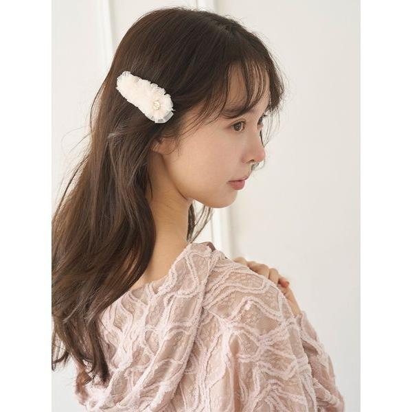 ZOZO問い合わせ番号:103274802ショップ:SNIDEL HOME，スナイデルホームブランド:SNIDEL HOME，スナイデルホーム商品名:チュールクリップカテゴリ:ヘアアクセサリー>ヘアピンブランド品番:SHGG26301...