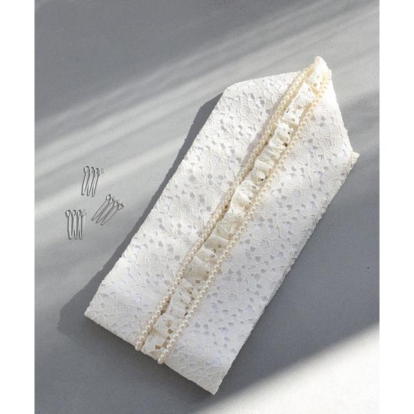 ZOZO問い合わせ番号:103275152ショップ:utatane，ウタタネブランド:utatane，ウタタネ商品名:重ね衿 レース＆パール・フリルカテゴリ:水着/着物・浴衣>和装小物ブランド品番:5420617201素材:主体地　ポ...