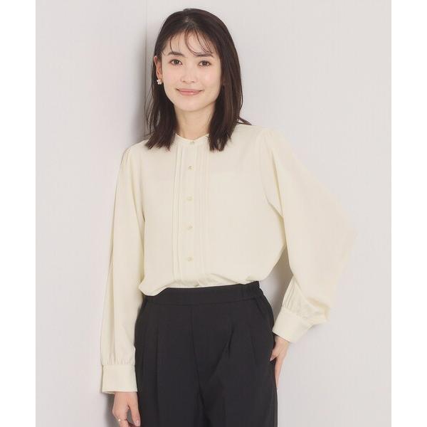 ZOZO問い合わせ番号:103275393ショップ:WORLD ONLINE STORE SELECT，ワールドオンラインストアセレクトブランド:ITS'DEMO，イッツデモ商品名:【入卒／手洗い可】フロントピンタックブラウスカテゴリ:トッ...