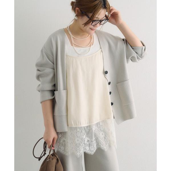 『タイムセール実施中』ZOZO問い合わせ番号:103275630ショップ:PUAL CE CIN，ピュアルセシンブランド:PUAL CE CIN，ピュアルセシン商品名:【＠noricorico102企画】サテン×レース レイヤードキャミソー...