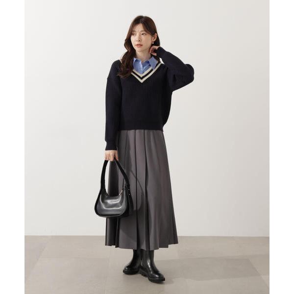 『セール実施中』参考価格：12，991円発売時期：2025年09月コンディション：A（使用感なし）数回使用した程度で使用感が感じられないアイテム参考商品名：【青島心さん着用】プリーテッドスカート / 1215220002参考品番：121-5...