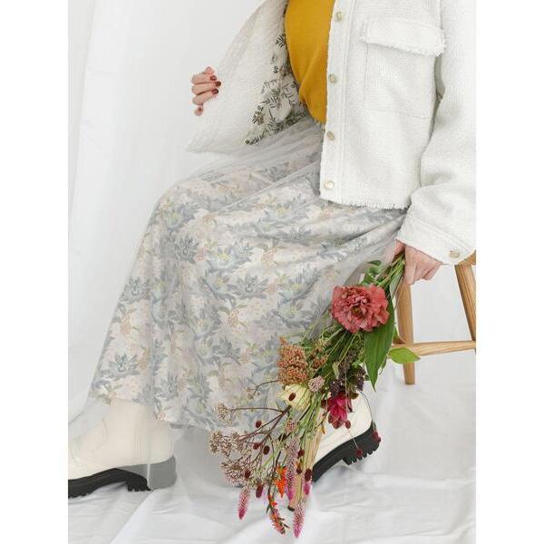 『タイムセール実施中』参考価格：6，490円発売時期：2023年09月コンディション：A（使用感なし）数回使用した程度で使用感が感じられないアイテム参考商品名：【日比谷花壇コラボ】チュールスカート参考品番：1506178-32-24【商品に...