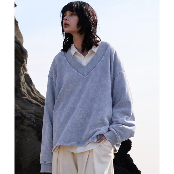 『セール実施中』参考価格：6，600円発売時期：2025年02月コンディション：B（目立つ使用感なし）使用感が少ない、または気にならないアイテム袖：色あせ参考商品名：【VELNUS】Vintage Make Heavyweight V-Ne...