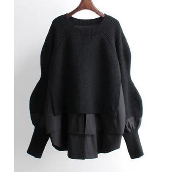 『タイムセール実施中』参考価格：6，490円発売時期：2023年09月コンディション：B（目立つ使用感なし）使用感が少ない、または気にならないアイテム全体的：色あせ参考商品名：レイヤードニットトップス参考品番：147-180384【商品に関...