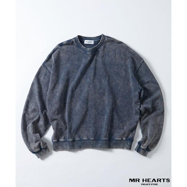 参考価格：5，995円発売時期：2024年09月コンディション：A（使用感なし）数回使用した程度で使用感が感じられないアイテム参考商品名：限定展開 MR HEARTS/ミスターハーツ CHEMICAL WASH CREW NECK SWEA...