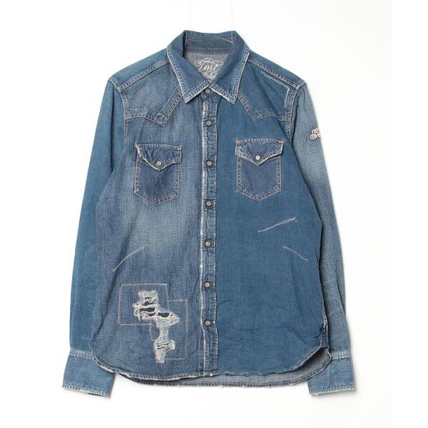 コンディション：B（目立つ使用感なし）使用感が少ない、または気にならないアイテム首周り：汚れZOZO問い合わせ番号:103310624ショップ:ZOZOUSED，ゾゾユーズドブランド:TMT，ティーエムティー商品名:刺繍長袖シャツカテゴリ:...