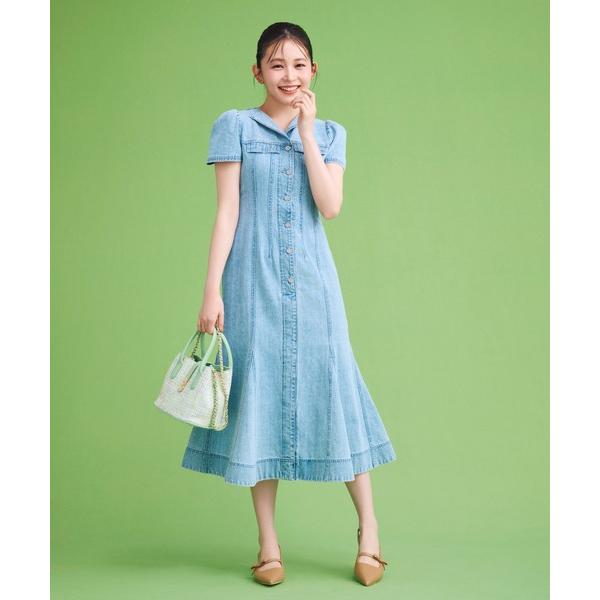 ZOZO問い合わせ番号:103311646ショップ:CELFORD，セルフォードブランド:CELFORD，セルフォード商品名:マーメイドデニムワンピースカテゴリ:ワンピース/ドレス>ワンピースブランド品番:CWFO261084素材:本...
