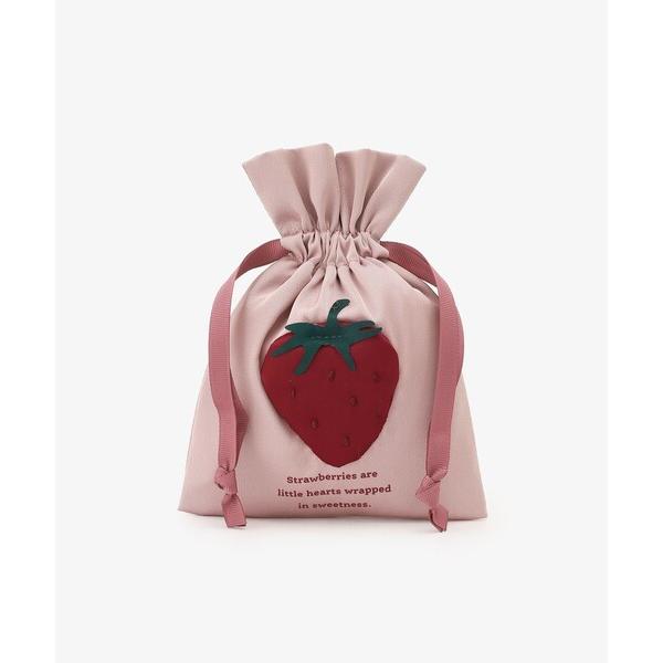 ZOZO問い合わせ番号:103311775ショップ:Afternoon Tea LIVING，アフタヌーンティー・リビングブランド:Afternoon Tea，アフタヌーンティー商品名:ストロベリー巾着ポーチカテゴリ:財布/小物>ポー...