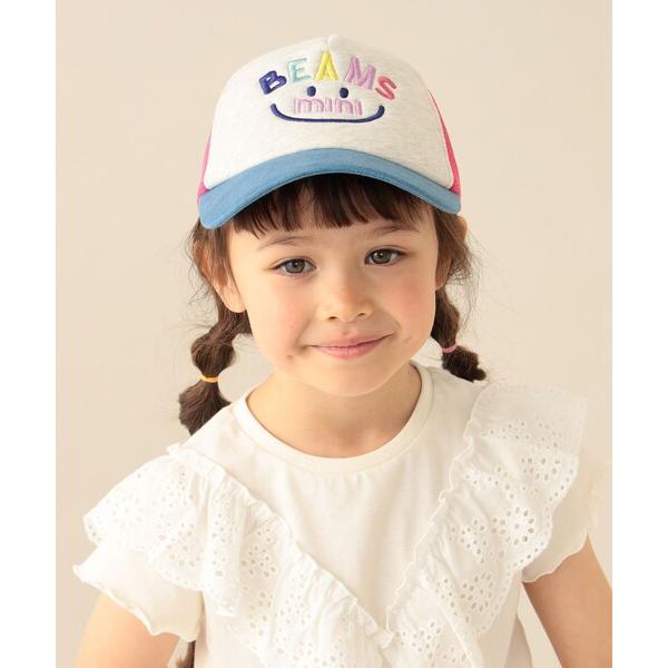 ZOZO問い合わせ番号:103312333ショップ:BEAMS HEART，ビームスハートブランド:BEAMS mini，ビームスミニ商品名:スマイル メッシュ キャップ 2026SSカテゴリ:帽子>キャップブランド品番:45-41-...