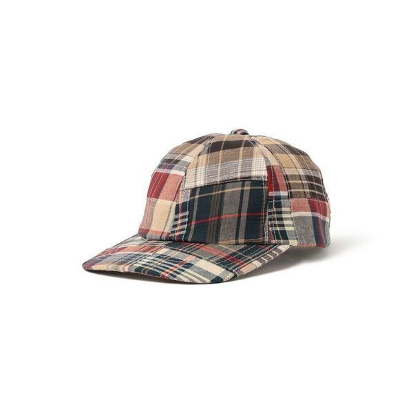 ZOZO問い合わせ番号:103312358ショップ:BEAMS MEN，ビームス メンブランド:BEAMS PLUS，ビームスプラス商品名:6 Panel Regimental Strap Madras PWカテゴリ:帽子>キャップブ...