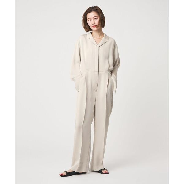 ZOZO問い合わせ番号:103312360ショップ:UNITED ARROWS，ユナイテッドアローズブランド:conte，コンテ，UNITED ARROWS，ユナイテッドアローズ商品名:＜conte＞サテン オープンカラー ジャンプスーツカ...