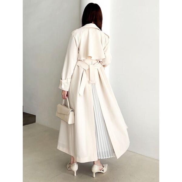 『タイムセール実施中』ZOZO問い合わせ番号:103312790ショップ:dazzlin，ダズリンブランド:dazzlin，ダズリン商品名:バックプリーツトレンチコートカテゴリ:ジャケット/アウター>トレンチコートブランド品番:022...