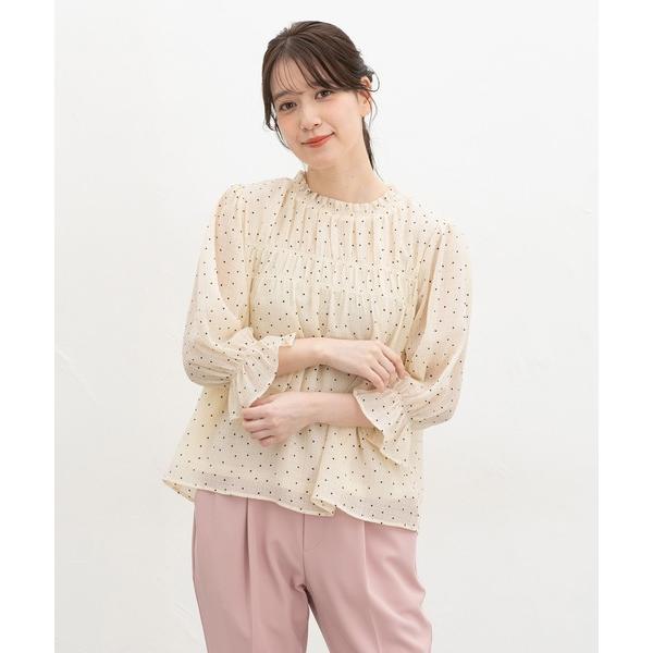 ZOZO問い合わせ番号:103313389ショップ:Honeys，ハニーズブランド:Honeys，ハニーズ，GLACIER，グラシア商品名:７分袖ギャザーブラウスカテゴリ:トップス>シャツ/ブラウスブランド品番:525-61-9233...