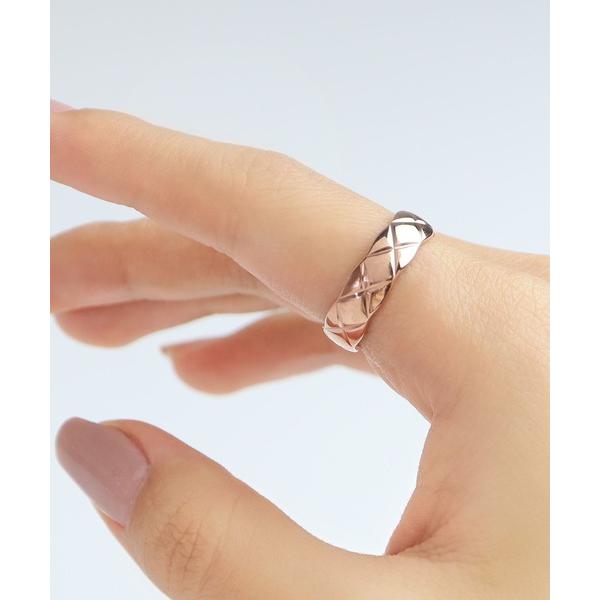 『セール実施中』ZOZO問い合わせ番号:103313564ショップ:SBG，エスビージーブランド:blackdia ocean，ブラックダイヤオーシャン商品名:blackdia ocean キルティングデザインリングカテゴリ:アクセサリー&...