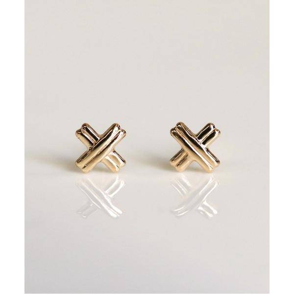 ※このアイテムは返品・交換対象外商品です。ZOZO問い合わせ番号:103313581ショップ:cui-cui，キュイキュイブランド:cui-cui，キュイキュイ商品名:ゴールド クロス ピアス | K10YG 〈Web限定〉カテゴリ:アクセ...