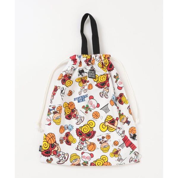 ZOZO問い合わせ番号:103313890ショップ:HYSTERIC MINI，ヒステリックミニブランド:HYSTERIC MINI，ヒステリックミニ商品名:HYSTERIC MINI HOOPS総柄 体操着入れカテゴリ:財布/小物>...