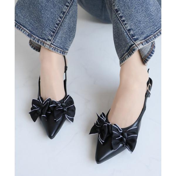 ZOZO問い合わせ番号:103314246ショップ:VIVIAN COLLECTION，ヴィヴィアンコレクションブランド:VIVIAN，ヴィヴィアン商品名:メニーリボンスリングバックパンプスカテゴリ:シューズ>パンプスブランド品番:V...