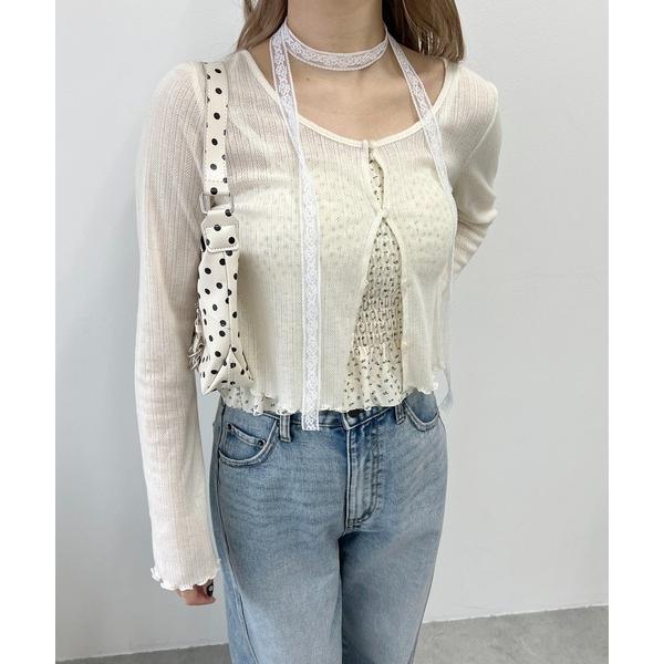 『セール実施中』ZOZO問い合わせ番号:103314461ショップ:WEGO，ウィゴーブランド:PHILLY，フィリー，WEGO，ウィゴー商品名:フリルメロウカーディガンカテゴリ:トップス>カーディガン/ボレロブランド品番:PL26S...