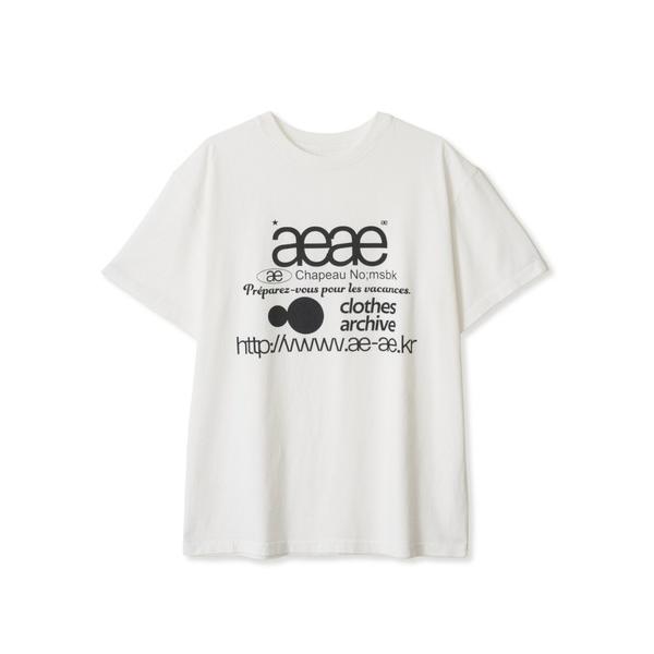 ZOZO問い合わせ番号:103314702ショップ:aeae，エーイーエーイーブランド:aeae，エーイーエーイー商品名:WEB LOGO T-SHIRTSカテゴリ:トップス>Tシャツ/カットソーブランド品番:AE05素材:COTTO...