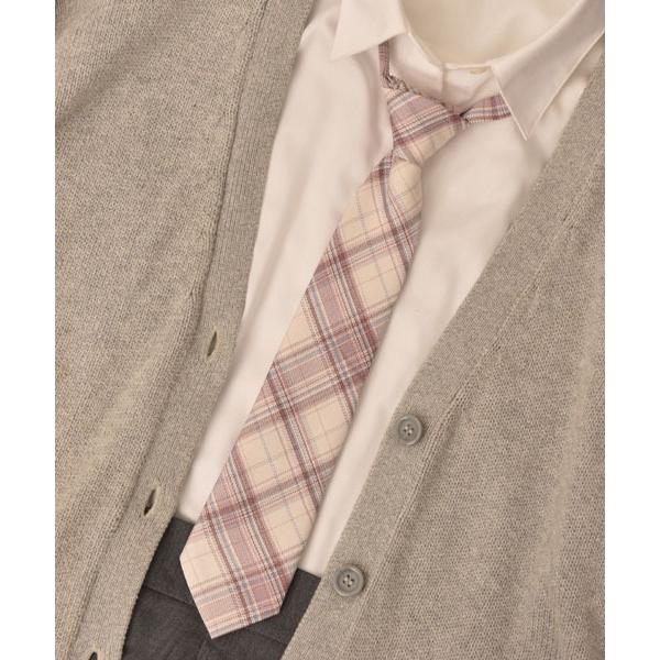 『タイムセール実施中』ZOZO問い合わせ番号:103314710ショップ:Mayree，メイリーブランド:Mayree，メイリー商品名:【urge select】《なんちゃってシリーズ》チェック柄 ピンク系 ワンタッチ ネクタイ【学生/制服...