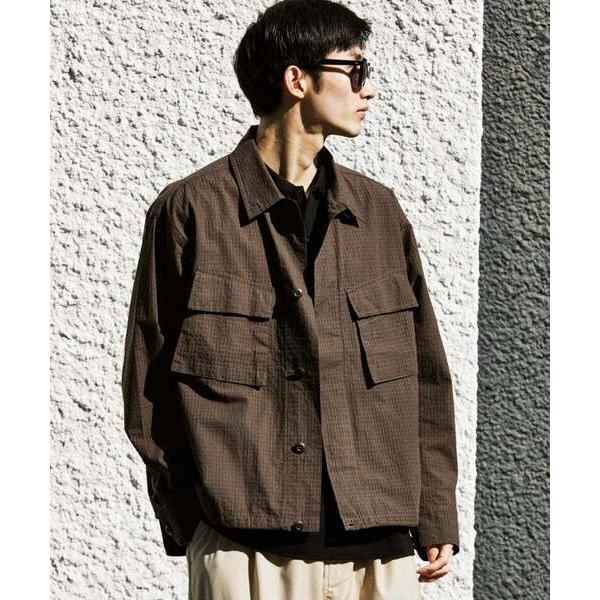 ZOZO問い合わせ番号:103315060ショップ:JOURNAL STANDARD，ジャーナルスタンダードブランド:JOURNAL STANDARD，ジャーナルスタンダード商品名:T/C サッカー ファティーグ ジャケットカテゴリ:ジャケ...