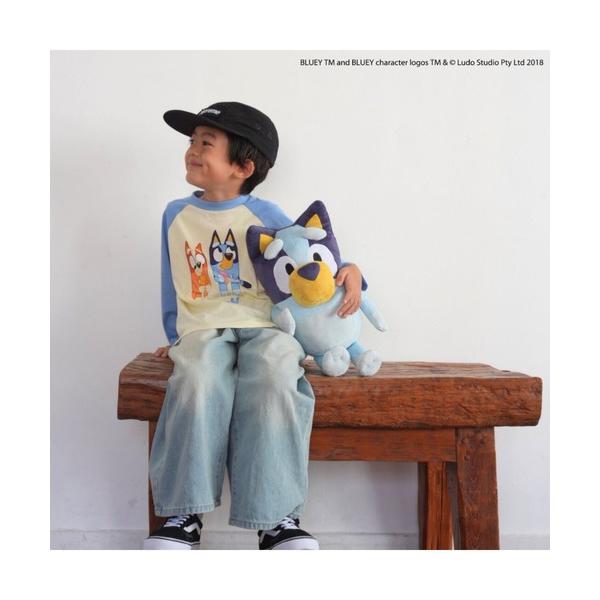 ZOZO問い合わせ番号:103315465ショップ:RUGGEDWORKS，ラゲッドワークスブランド:Fluffy BROTHERS，フラッフィーブラザーズ，RUGGEDWORKS，ラゲッドワークス商品名:【ブルーイ】ラグランプリントロンT...