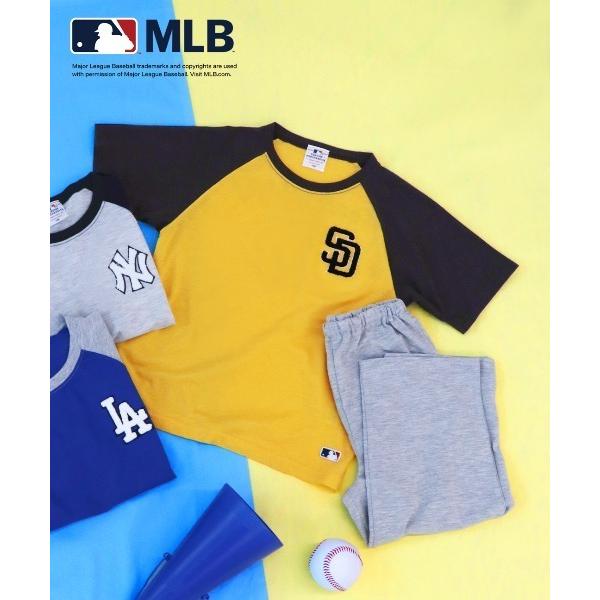 ZOZO問い合わせ番号:103315748ショップ:RUGGEDWORKS，ラゲッドワークスブランド:MLB，メジャーリーグベースボール，RUGGEDWORKS，ラゲッドワークス商品名:《MLB》 キッズ 半袖 7分丈パンツ パジャマ ルー...