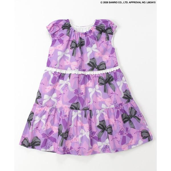 ZOZO問い合わせ番号:103316110ショップ:HAKKA，ハッカブランド:hakka kids，ハッカキッズ商品名:【ハッカキッズ×サンリオキャラクターズ】オリジナルプリントワンピースカテゴリ:ワンピース/ドレス>ワンピースブラ...