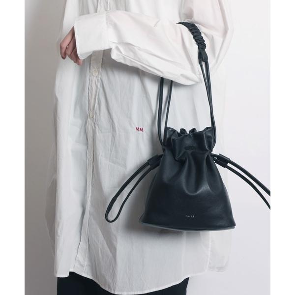ZOZO問い合わせ番号:103316235ショップ:MAISON mou，メゾン ムーブランド:YArKA，ヤーカ商品名:【YArKA/ヤーカ】real leather flat braided handle drawstring shou...