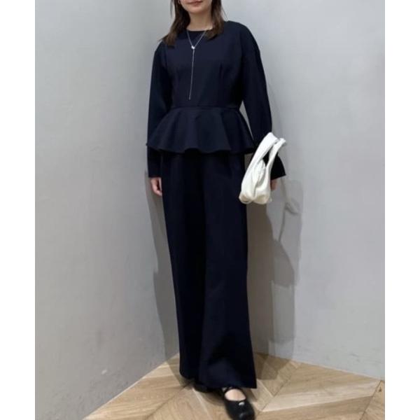 ZOZO問い合わせ番号:103316256ショップ:STYLEMIXER，スタイルミキサーブランド:STYLEMIXER，スタイルミキサー商品名:ペプラムフリルオールインワンカテゴリ:オールインワン・サロペット>つなぎ/オールインワン...