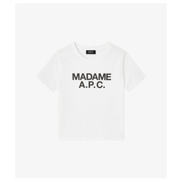 ZOZO問い合わせ番号:103320955ショップ:A.P.C.，アー・ペー・セーブランド:A.P.C.，アーペーセー商品名:T-SHIRT CROP MANCHES COURTES MADAME APCカテゴリ:トップス>Tシャツ/...