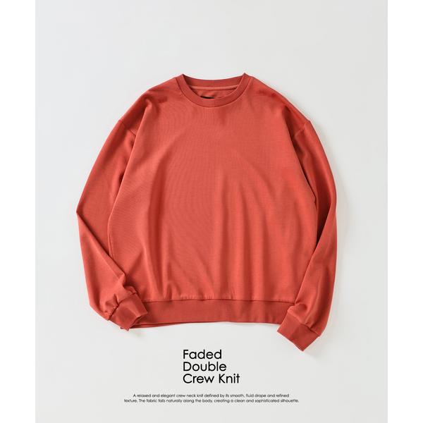 ZOZO問い合わせ番号:103328222ショップ:EDIFICE，エディフィスブランド:EDIFICE，エディフィス商品名:FADED ダブル クルーネックニットカテゴリ:トップス>スウェットブランド品番:2607030090001...