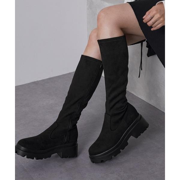 参考価格：4，960円発売時期：2024年09月コンディション：A（使用感なし）数回使用した程度で使用感が感じられないアイテム参考商品名：【nui nullu】ラウンドトゥボリュームソールストレッチロングブーツ参考品番：NUIbu217【商...