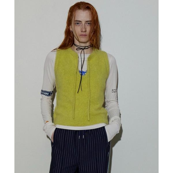 参考価格：18，920円発売時期：2024年09月コンディション：A（使用感なし）数回使用した程度で使用感が感じられないアイテム参考商品名：Fox Cashmere Knit Vest/フォックスカシミアニットベスト【MAISON SPEC...