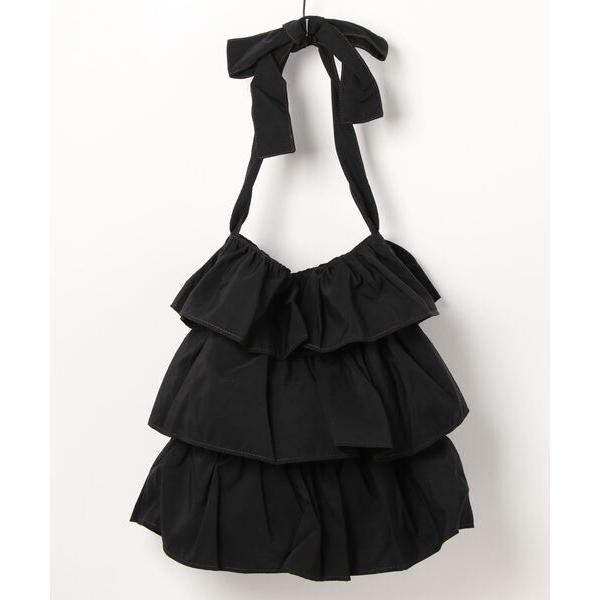 『タイムセール実施中』参考価格：8，250円発売時期：2023年12月コンディション：B（目立つ使用感なし）使用感が少ない、または気にならないアイテム底：ほつれ参考商品名：frilly tote bag参考品番：282411900701【商...