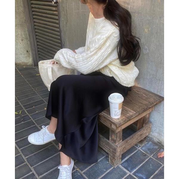 『セール実施中』参考価格：4，579円発売時期：2023年07月コンディション：A（使用感なし）数回使用した程度で使用感が感じられないアイテム参考商品名：サテンマーメイドスカート参考品番：247-24FW/☆，NAB-070，AB-692【...