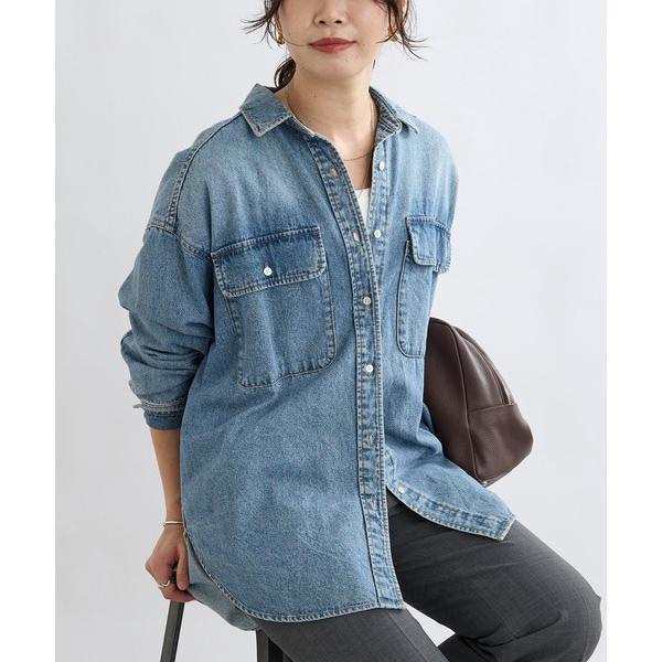 『タイムセール実施中』参考価格：17，600円発売時期：2023年10月コンディション：A（使用感なし）数回使用した程度で使用感が感じられないアイテム参考商品名：MONN.:./ビッグデニムシャツ参考品番：RDZ5032404A0001【商...