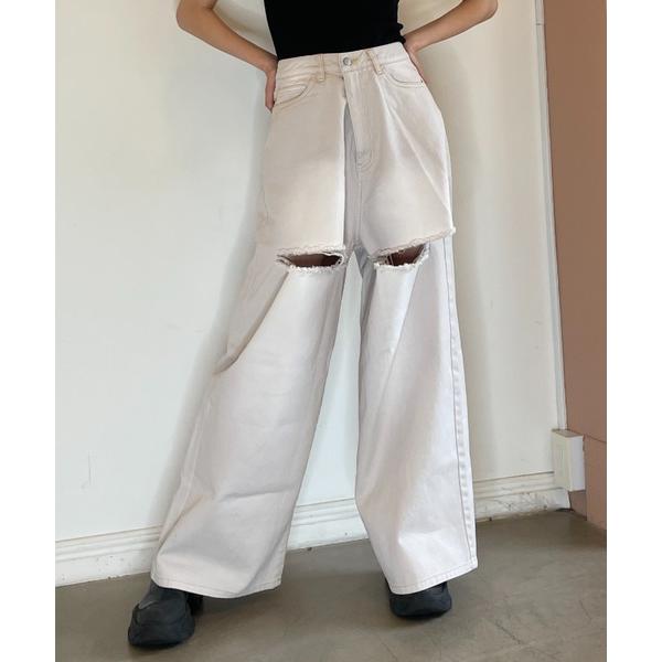 『セール実施中』参考価格：22，000円発売時期：2025年04月コンディション：B（目立つ使用感なし）使用感が少ない、または気にならないアイテム後身頃：汚れ参考商品名：boys denim pants参考品番：25S-DR-PT04【商品...