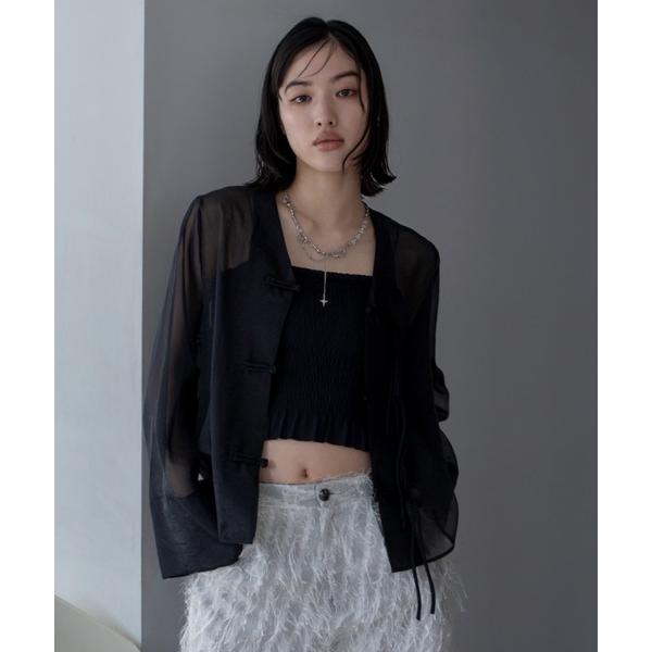 『セール実施中』参考価格：6，050円発売時期：2024年07月コンディション：A（使用感なし）数回使用した程度で使用感が感じられないアイテム参考商品名：チャイナシアーシャツジャケット参考品番：VCIZI0724002【商品に関する注意事項...