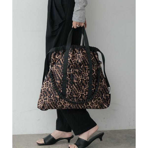 ZOZO問い合わせ番号:103351568ショップ:GALLEST，ギャレストブランド:GALLEST，ギャレスト商品名:【CONTROL FREAK ／ CTFK】ナイロン3WAYレオパードスクエアトートカテゴリ:バッグ>トートバッ...