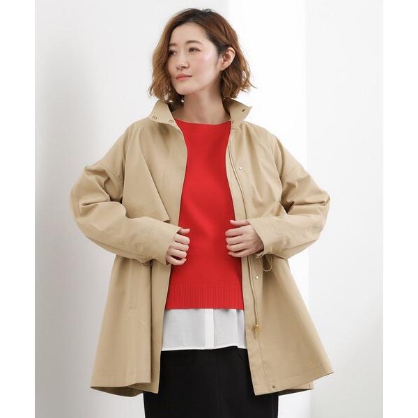 ZOZO問い合わせ番号:103351569ショップ:grove，グローブブランド:grove，グローブ商品名:【撥水／シルエット2WAY】羽織るだけでサマになる、スタンドネックテントラインコートカテゴリ:ジャケット/アウター>その他ア...