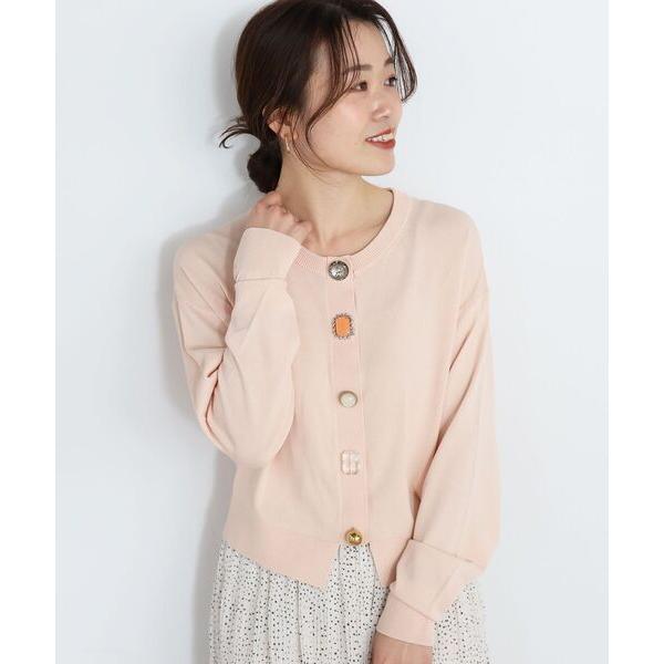 『タイムセール実施中』ZOZO問い合わせ番号:103351681ショップ:le.coeur blanc，ルクールブランブランド:le.coeur blanc，ルクールブラン商品名:TORRAZZO DONNAビジューコンパクトカーデカテゴリ...