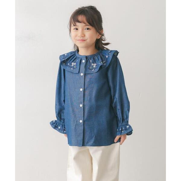 ZOZO問い合わせ番号:103351714ショップ:URBAN RESEARCH DOORS，アーバン リサーチ ドアーズブランド:URBAN RESEARCH DOORS，アーバンリサーチドアーズ商品名:『150サイズあり』フリルカラー刺...