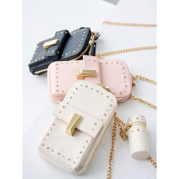 ZOZO問い合わせ番号:103351764ショップ:CELFORD，セルフォードブランド:CELFORD，セルフォード商品名:【リュタン】ビジュースタッズマルチショルダーカテゴリ:バッグ>ショルダーバッグブランド品番:CWGB2635...