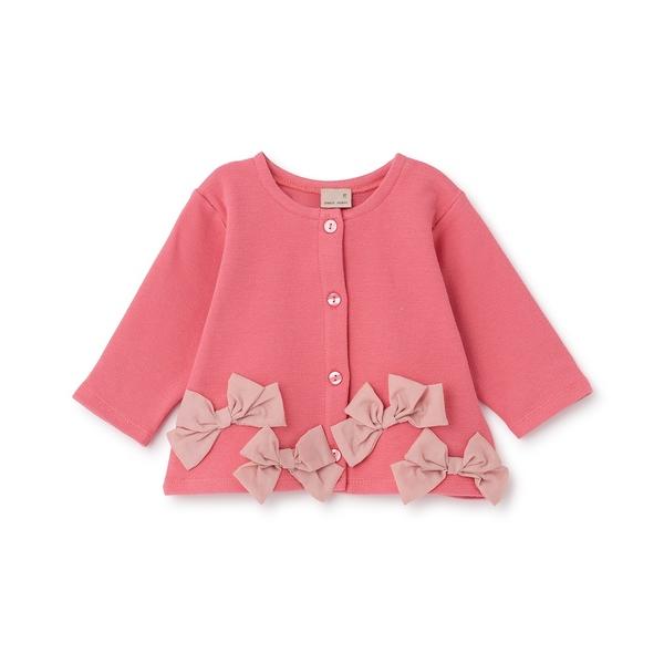 ※このアイテムは返品・交換対象外商品です。ZOZO問い合わせ番号:103351890ショップ:petit main，プティマインブランド:petit main，プティマイン商品名:【リンク】リボンカーディガンカテゴリ:ママ＆ベビー>そ...