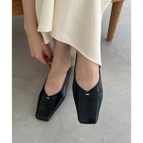 ZOZO問い合わせ番号:103351961ショップ:CAPRICIEUX LE'MAGE，カプリシュレマージュブランド:CAPRICIEUX LE'MAGE，カプリシューレマージュ商品名:スクエアステッチフラットシューズカテゴリ:シューズ&...